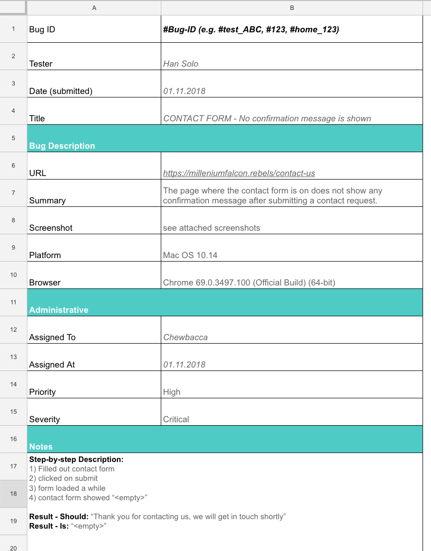 6 Bug Report Template Options That Will Skyrocket Your QA Process 6 Bug Report Template Options That Will Skyrocket Your QA Process