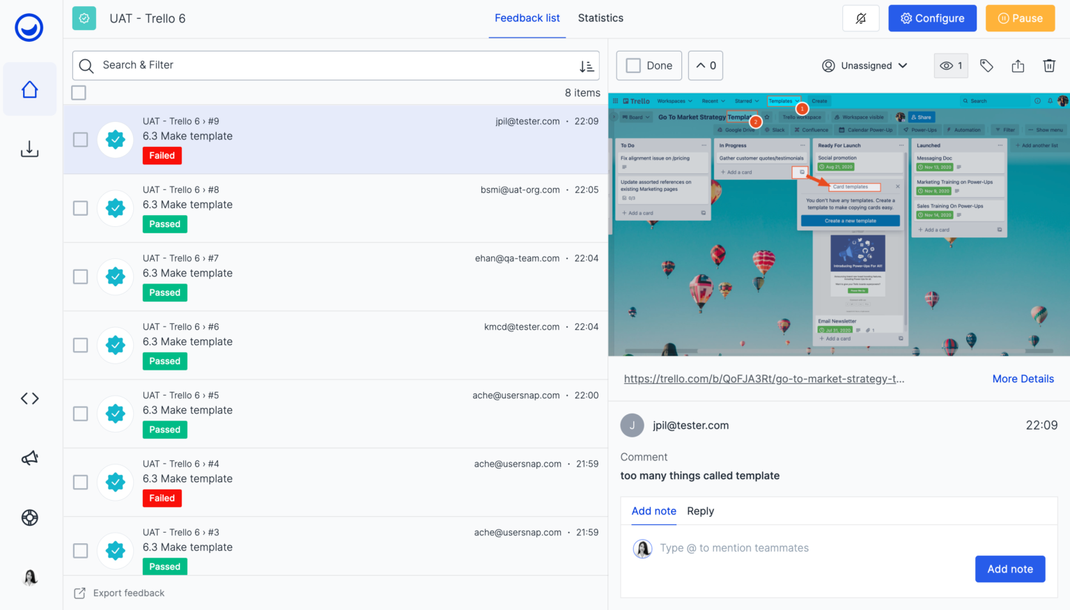 A Practical User Acceptance Testing Example Using Trello! | Usersnap